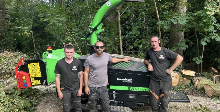 ACW Trees tackle rising fuel costs thanks to EVO woodchippers.